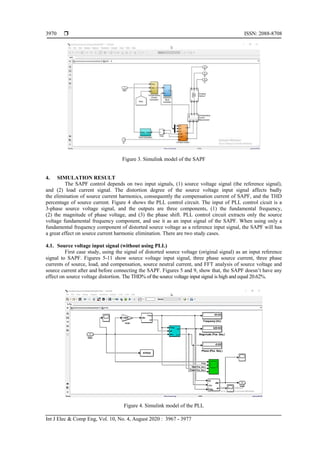 Source current harmonic mitigation of distorted voltage source by using shunt active power ...