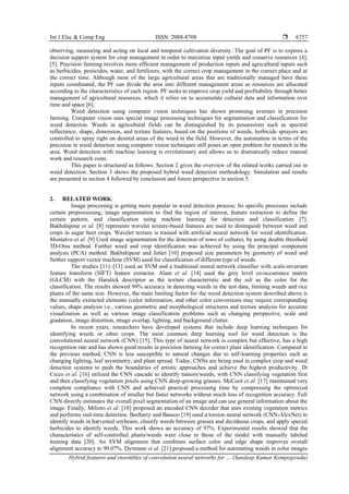 Hybrid features and ensembles of convolution neural networks for weed detection | PDF ...