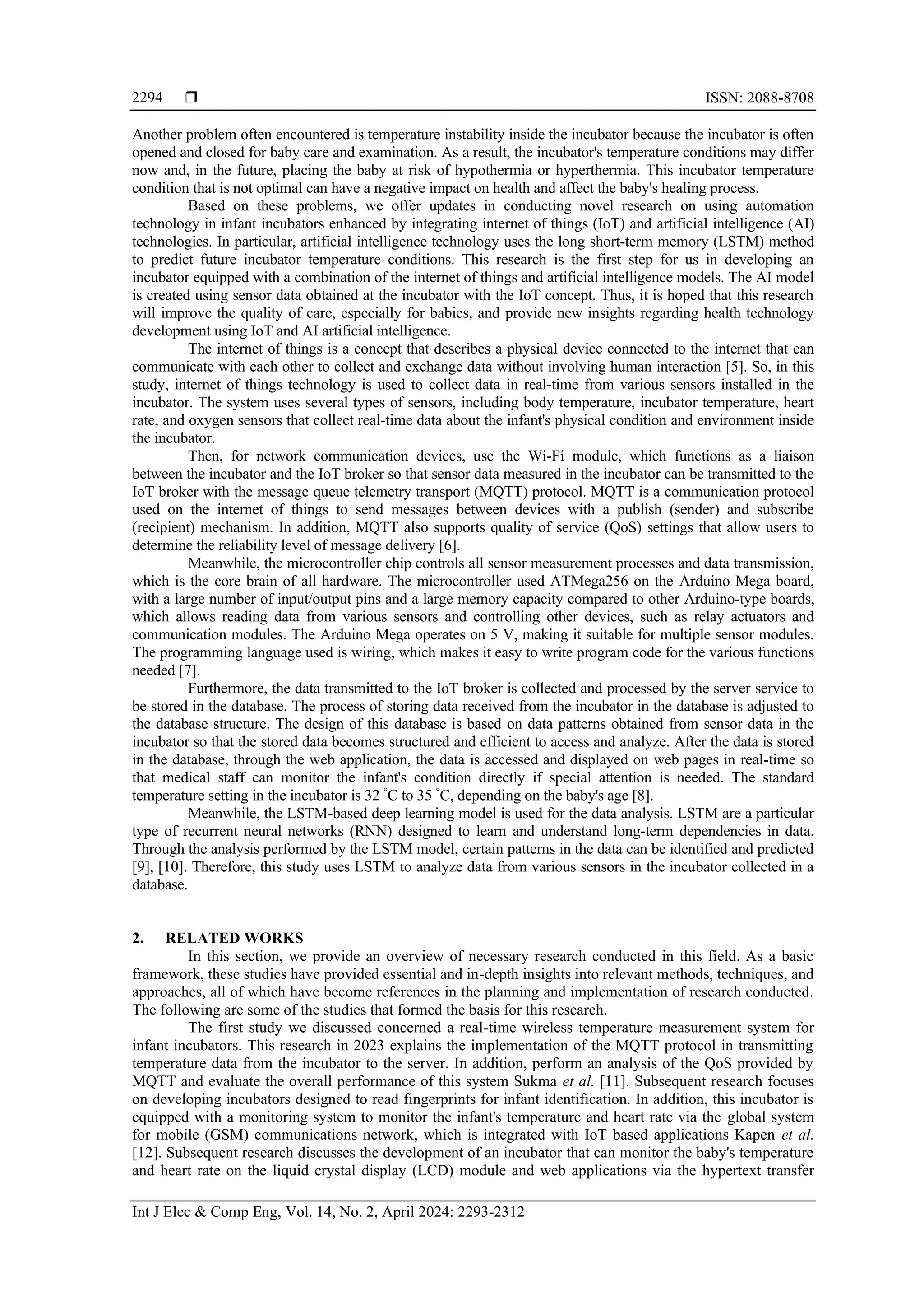 Developing a smart system for infant incubators using the internet of ...