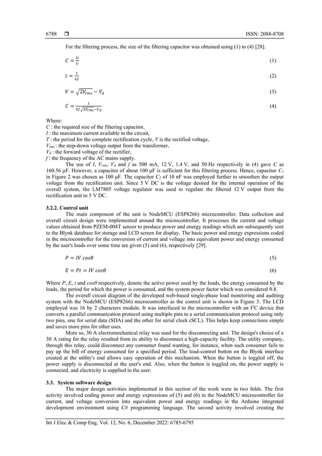Development of a web-based single-phase load monitoring and auditing system | PDF | Internet of ...