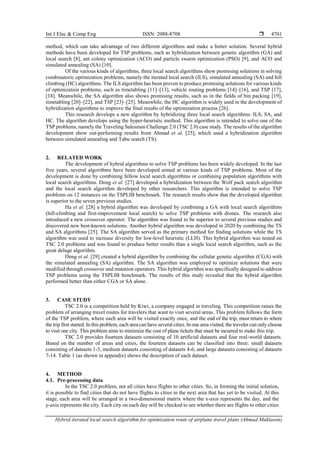 Hybrid iterated local search algorithm for optimization route of ...