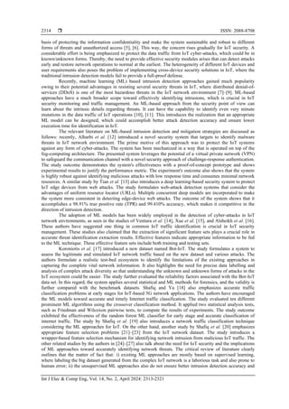 An efficient security framework for intrusion detection and prevention ...