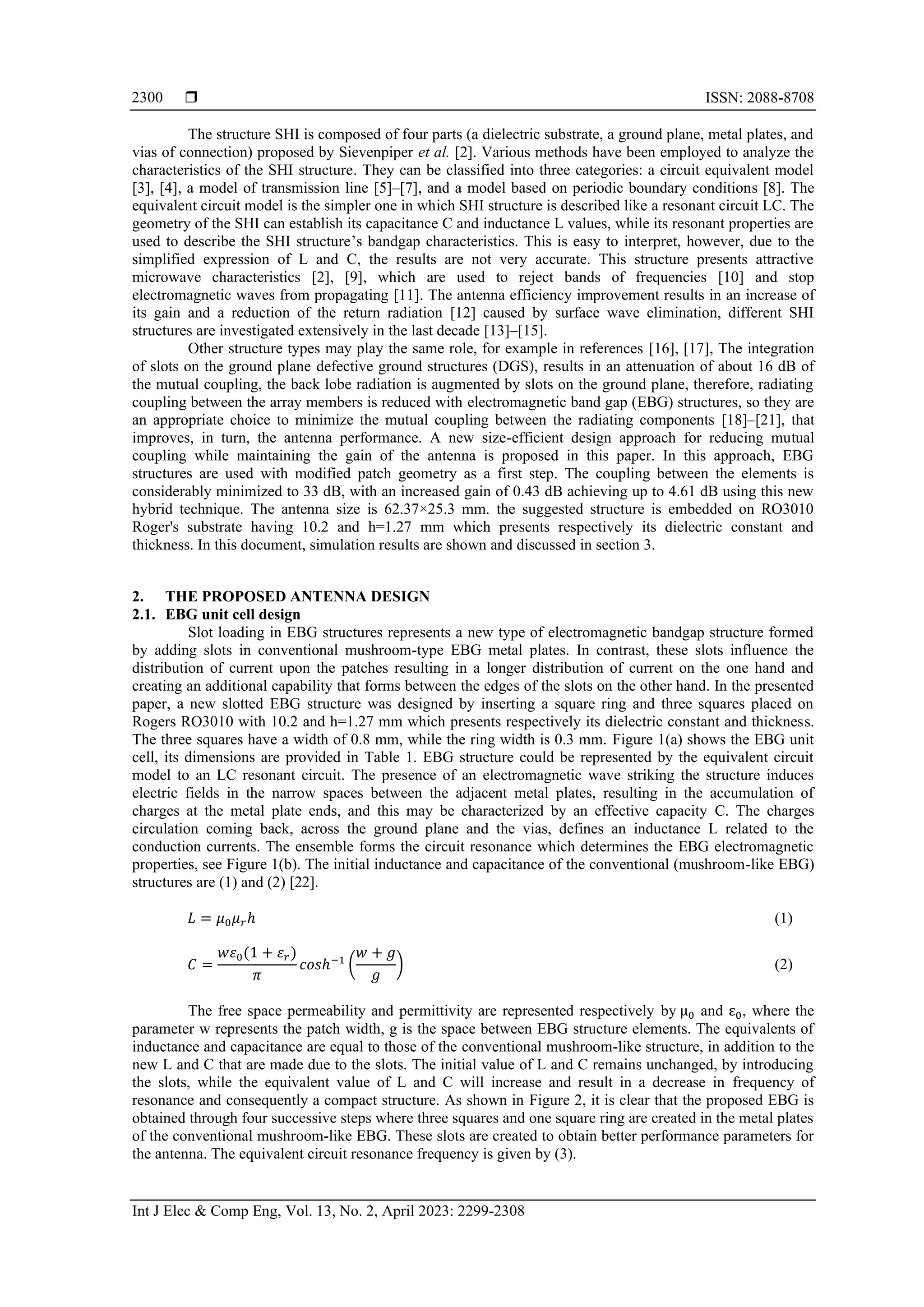 A new hybrid method for mutual coupling minimization of an antenna array | PDF