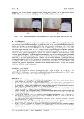 Internet of things-enabled smart controller for polymer dispersed liquid crystals films | PDF
