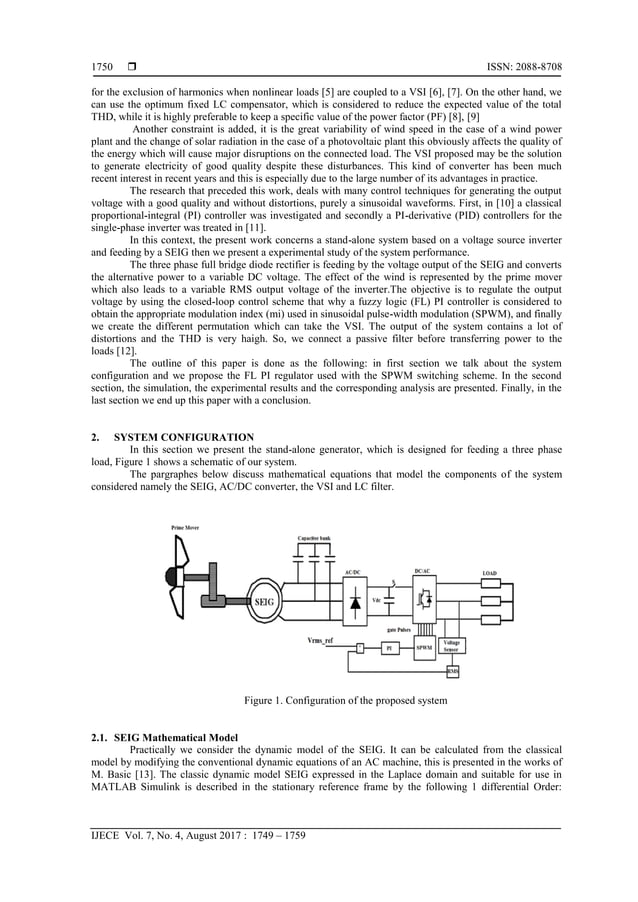 Dspace Implementation For A Fuzzy Logic Voltage Control Using A Self
