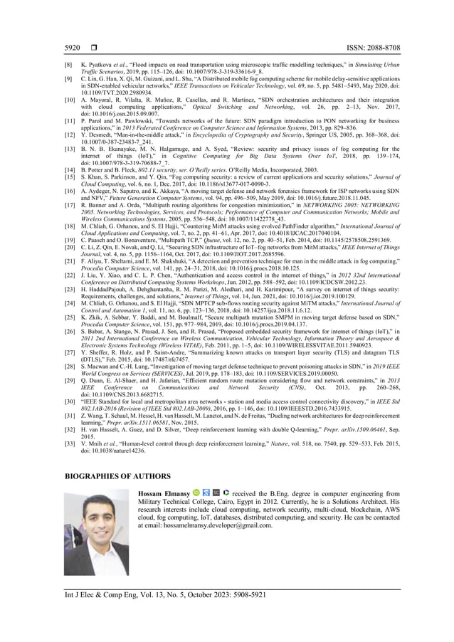 Reinforcement learning-based security schema mitigating manin-the ...