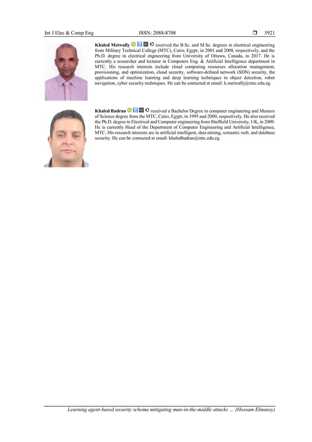 Reinforcement learning-based security schema mitigating manin-the ...