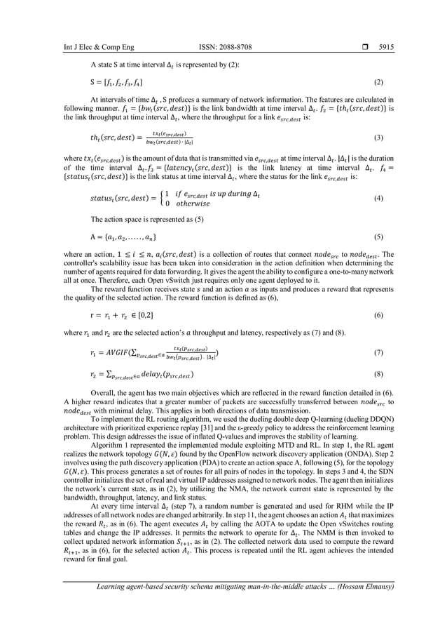 Reinforcement learning-based security schema mitigating manin-the ...