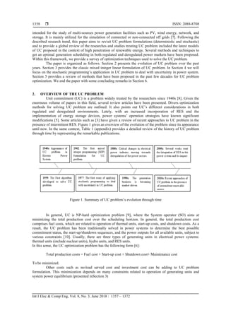 Unit Commitment Problem in Electrical Power System: A Literature Review ...