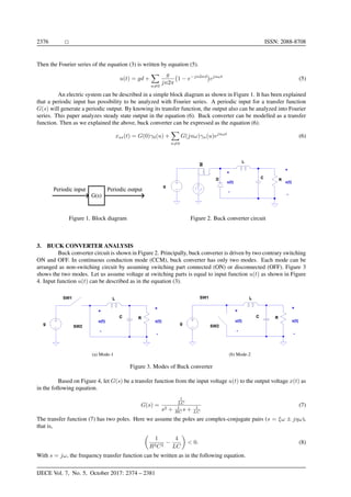 Accurate Symbolic Steady State Modeling of Buck Converter | PDF