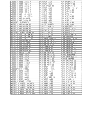 V10 and v20 | PDF | Auto Type | Automotive