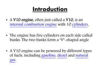 V10 engine | PPT
