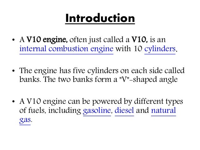 V10 engine