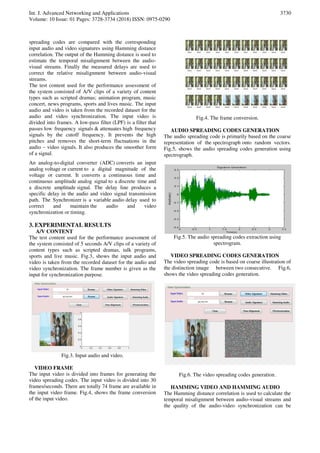 Performance Analysis of Audio and Video Synchronization using Spreaded Code Delay Measurement ...