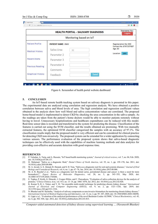 Computer-aided automated detection of kidney disease using supervised learning technique | PDF