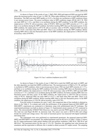 Maximum power point tracking based on improved spotted hyena optimizer ...