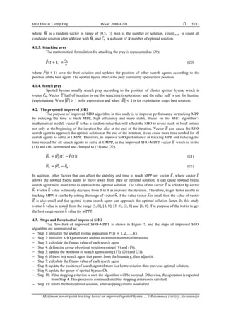 Maximum power point tracking based on improved spotted hyena optimizer ...