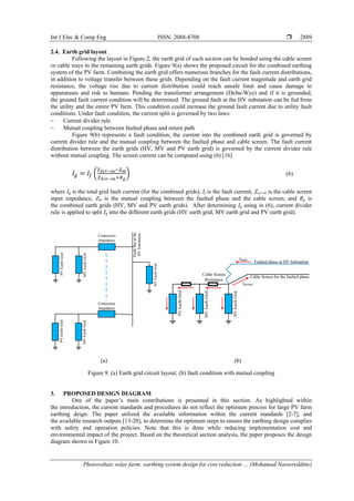Photovoltaic solar farm: earthing system design for cost reduction and ...