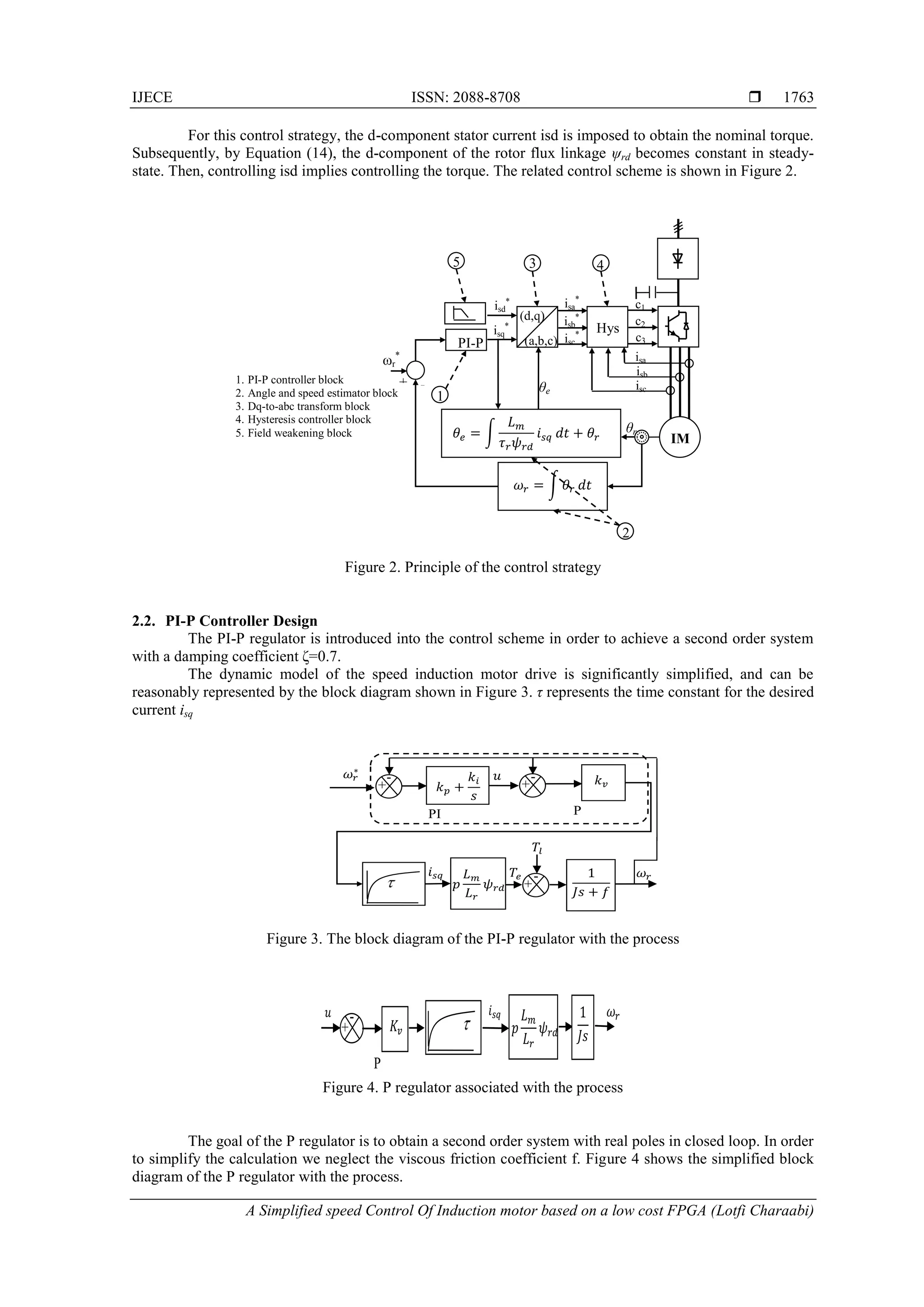 A Simplified Speed Control Of Induction Motor based on a Low Cost FPGA | PDF