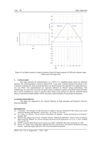A Simplified Speed Control Of Induction Motor based on a Low Cost FPGA ...
