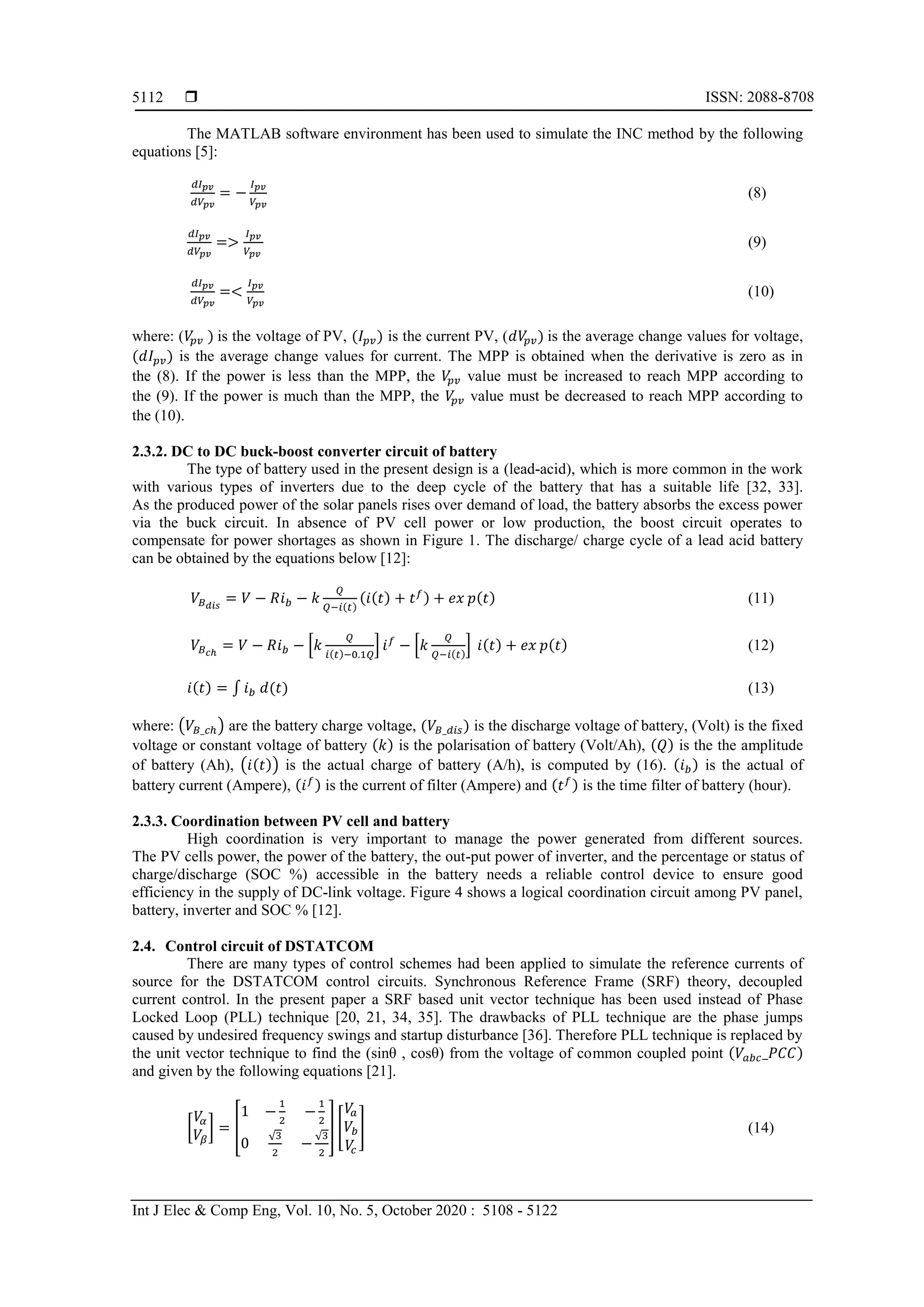 Power quality improvement based on hybrid coordinated design of renewable energy sources for DC ...