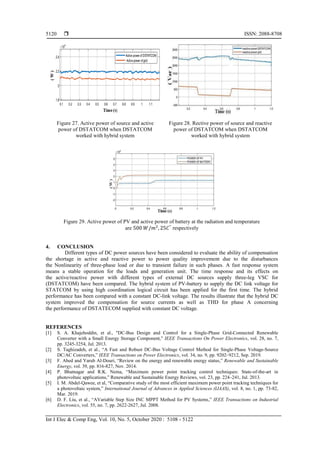 Power quality improvement based on hybrid coordinated design of renewable energy sources for DC ...