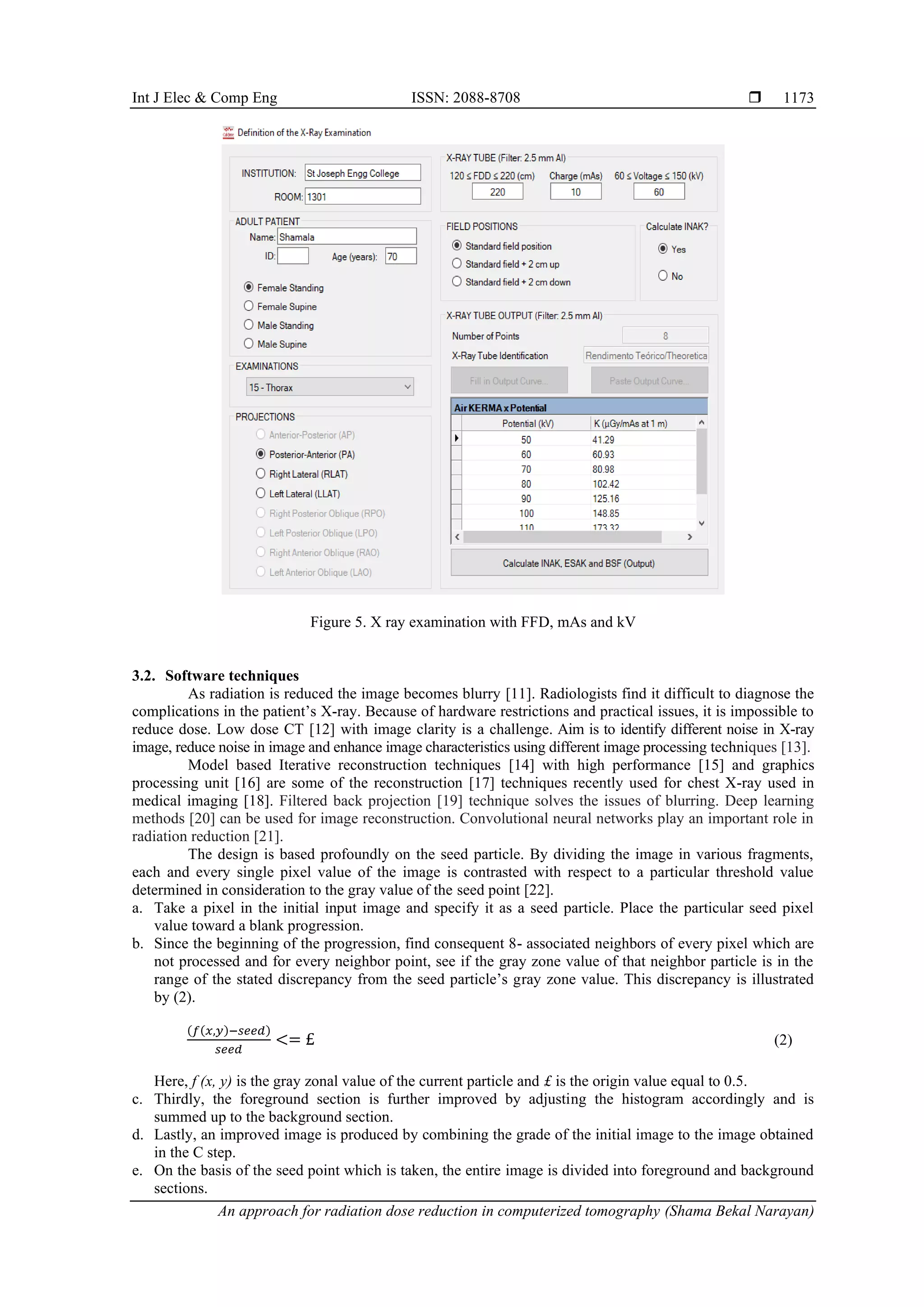 An approach for radiation dose reduction in computerized tomography | PDF
