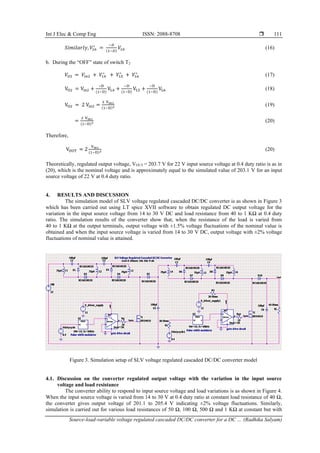 Source-load-variable voltage regulated cascaded DC/DC converter for a DC microgrid system | PDF