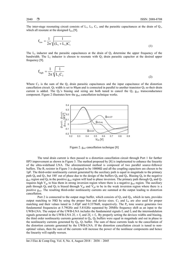 Mixed Linearity Improvement Techniques for Ultra-wideband Low Noise Amplifier | PDF | Digital ...