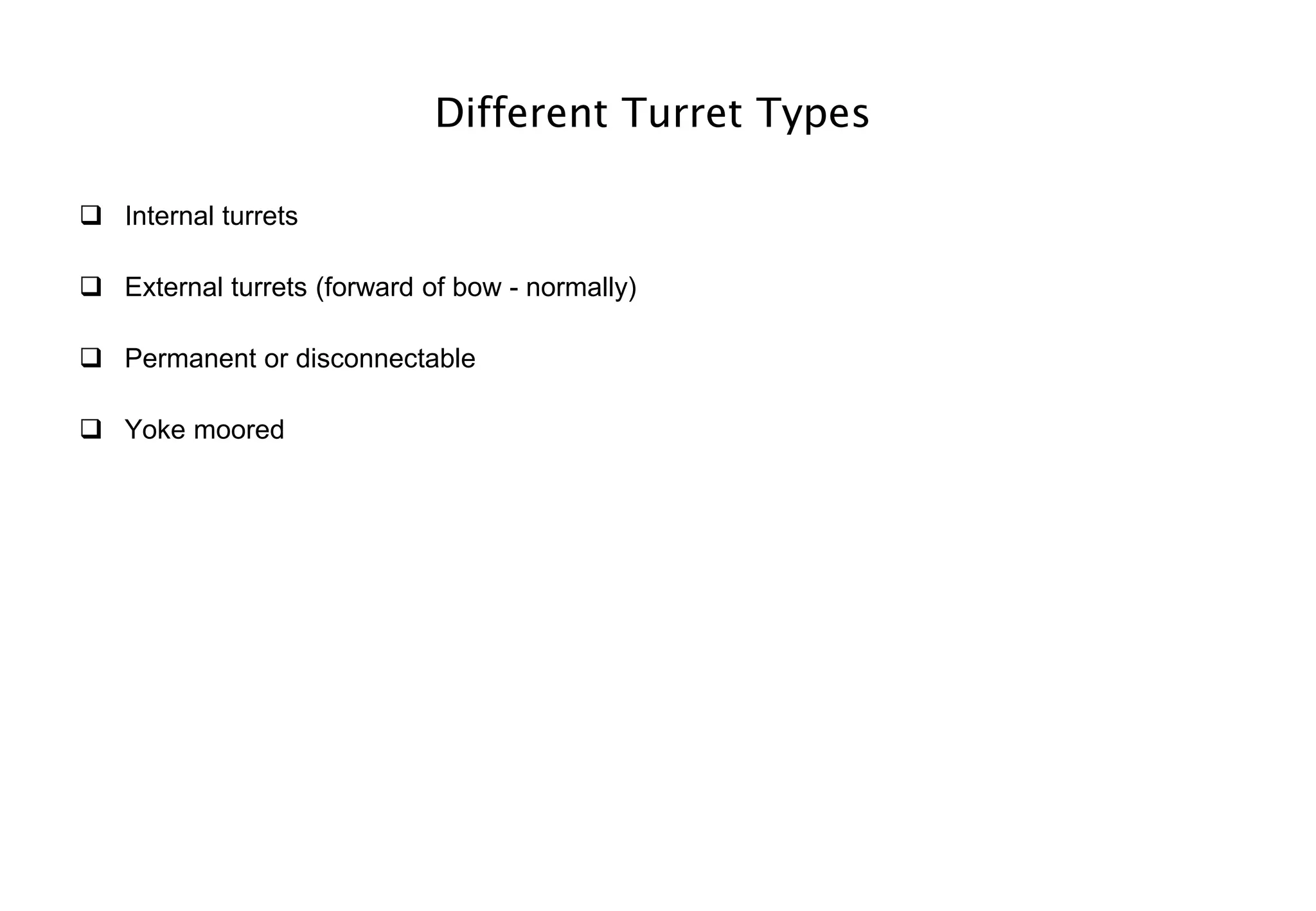 C9 FPSO Layout and Turret 2004 | PPT