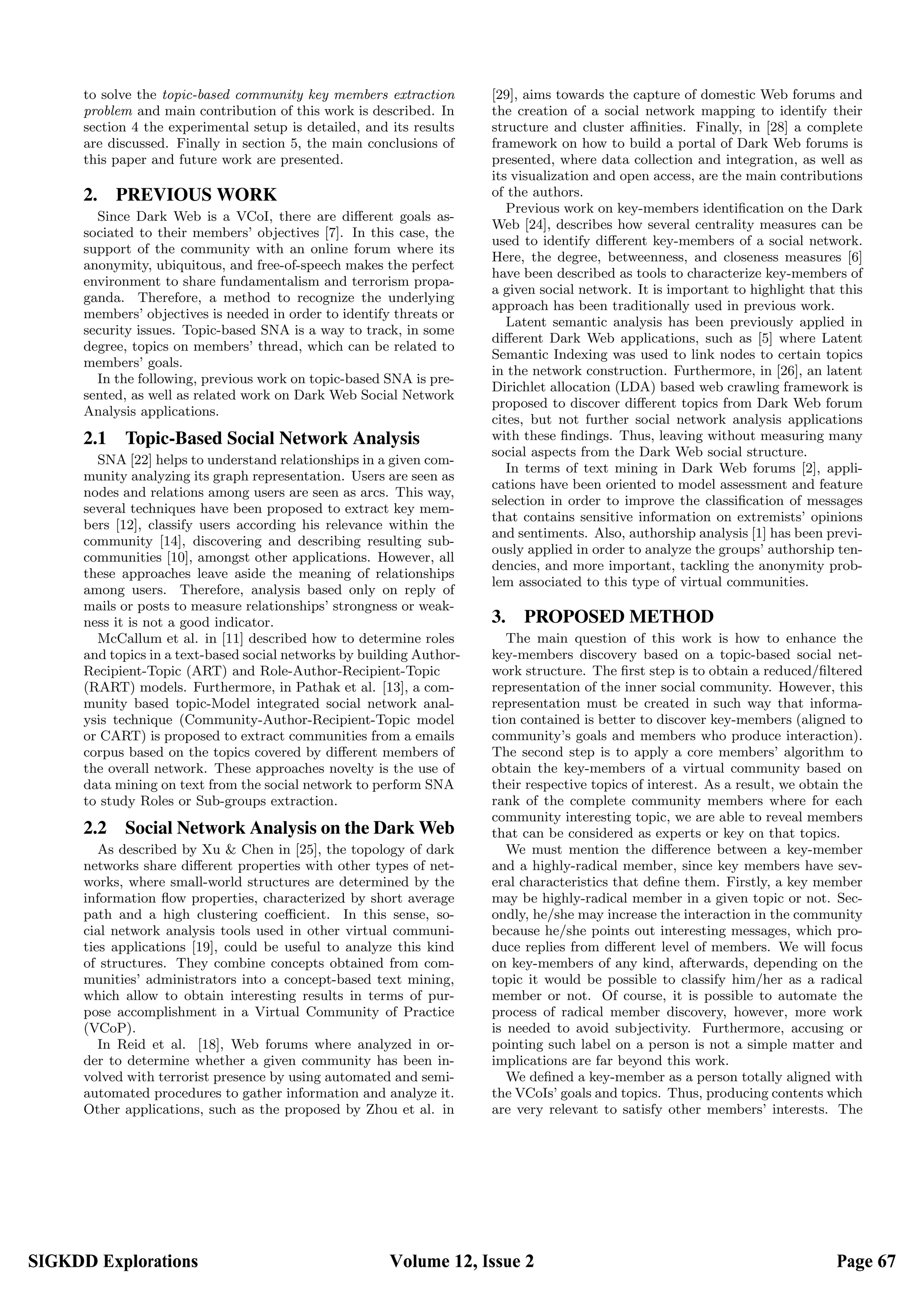 topic based sna | PDF