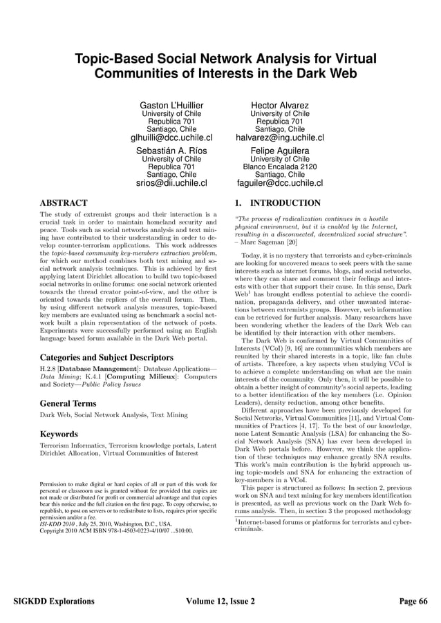 topic based sna | PDF