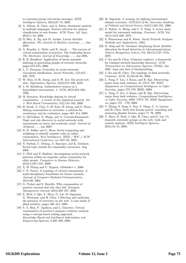topic based sna | PDF