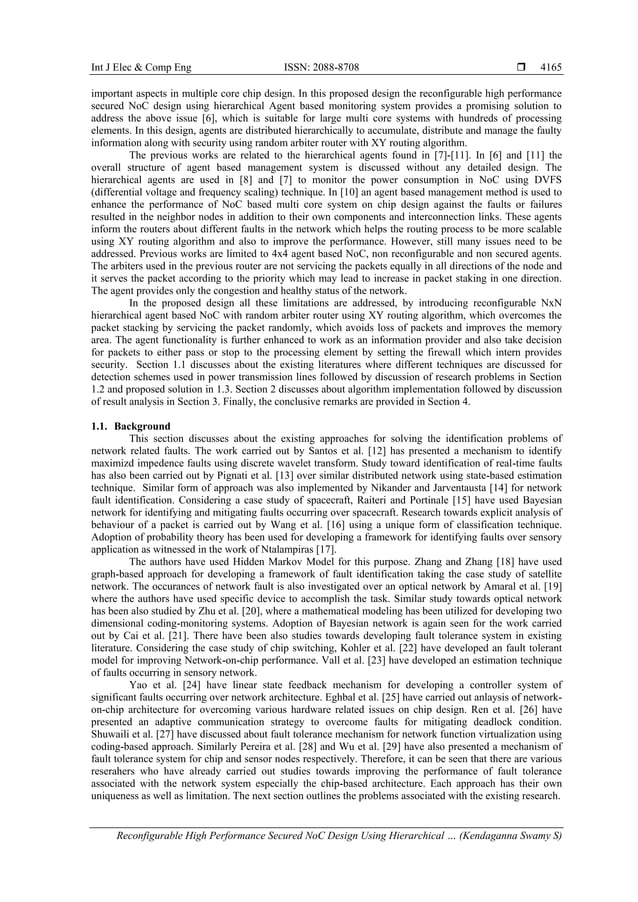 Reconfigurable High Performance Secured Noc Design Using Hierarchical