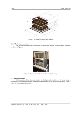 Microcontroller-based Vertical Farming Automation System | PDF