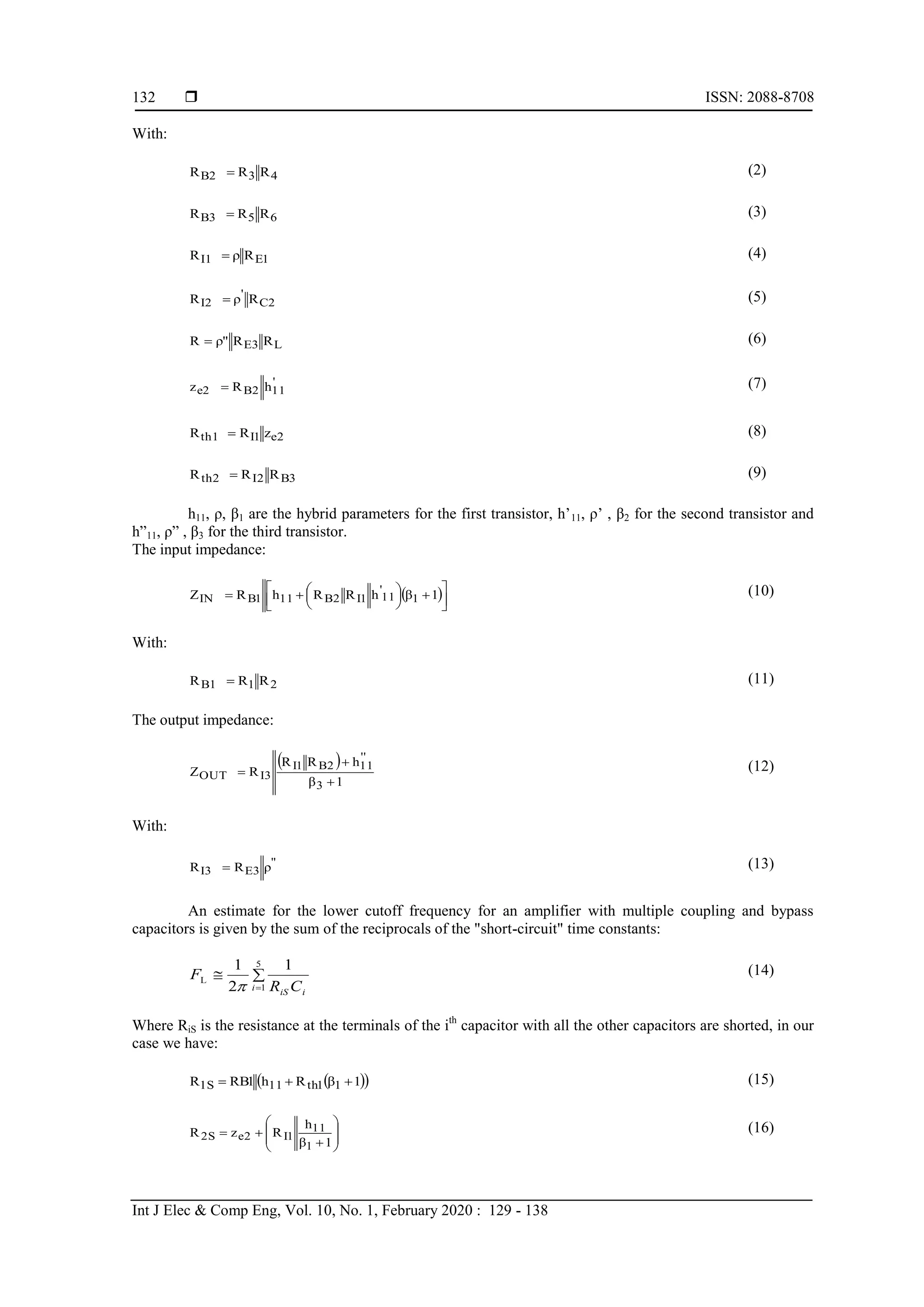 A Genetic Algorithm For The Optimal Design Of A Multistage Amplifier Pdf