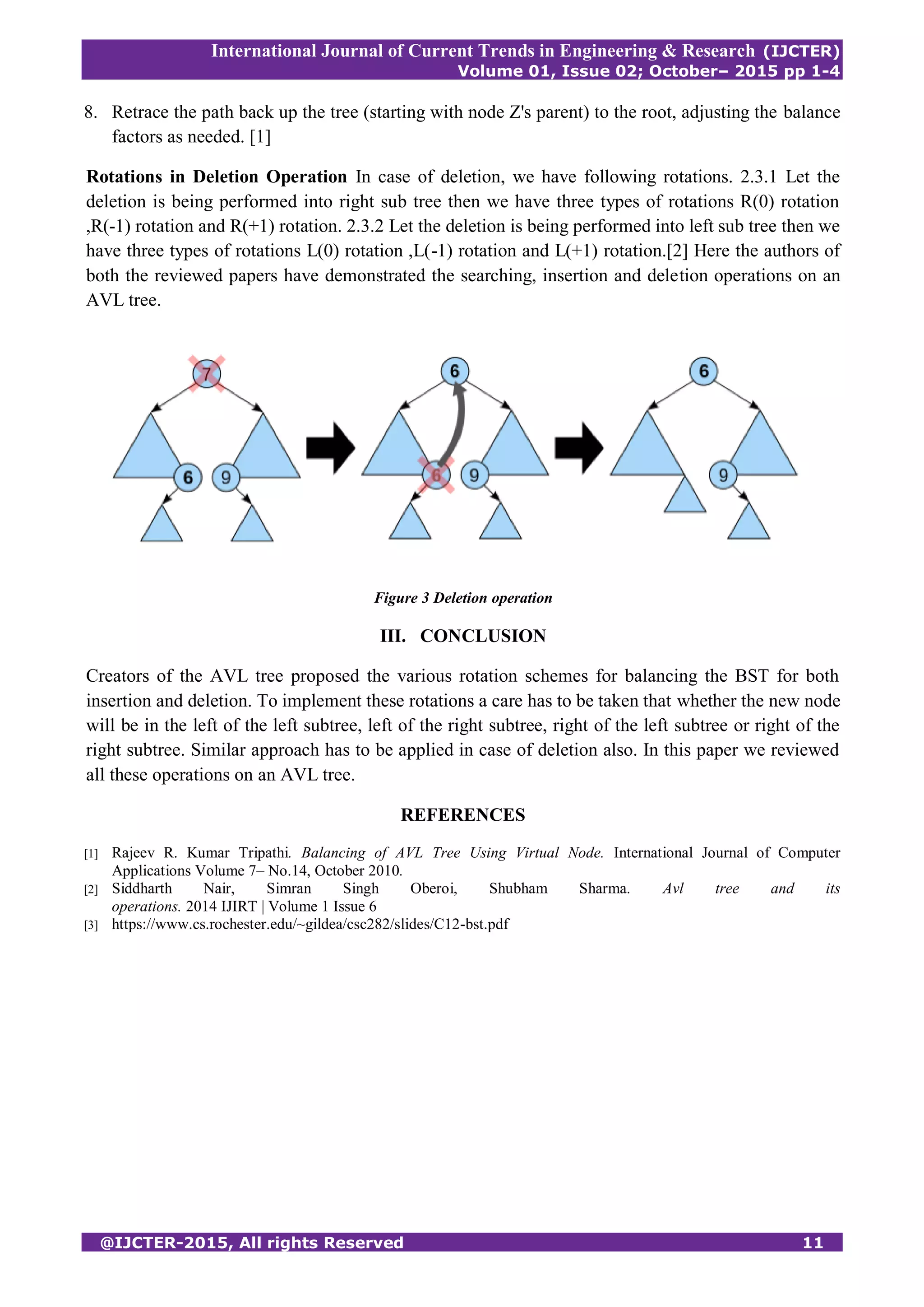 Study about AVL Tree & Operations | PDF | Programming Languages | Computing