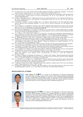 Optimal tuning proportional integral derivative controller on direct ...