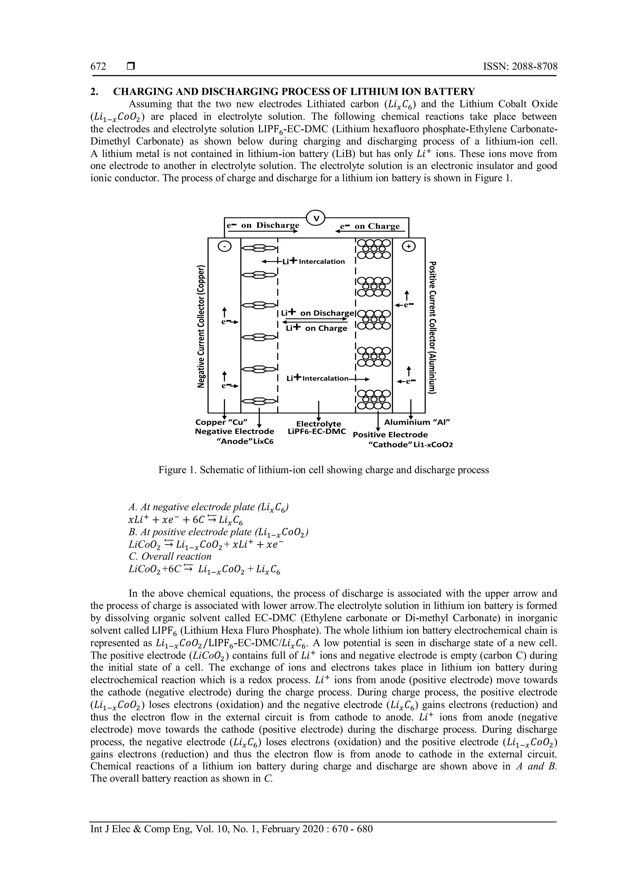 Comparison of one and two time constant models for lithium ion battery ...