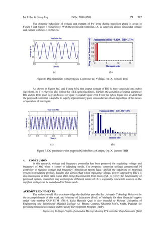 Improving Voltage Profile of Islanded Microgrid using PI Controller | PDF