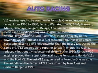 V12 engine | PPT