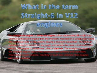 V12 engine | PPT