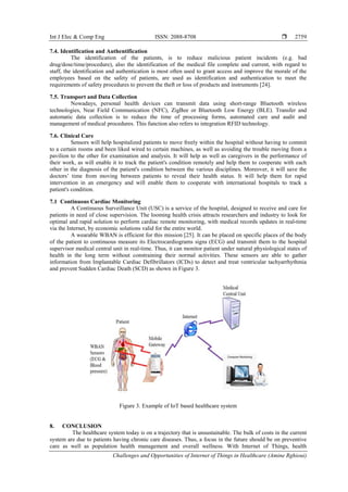 Challenges and Opportunities of Internet of Things in Healthcare | PDF