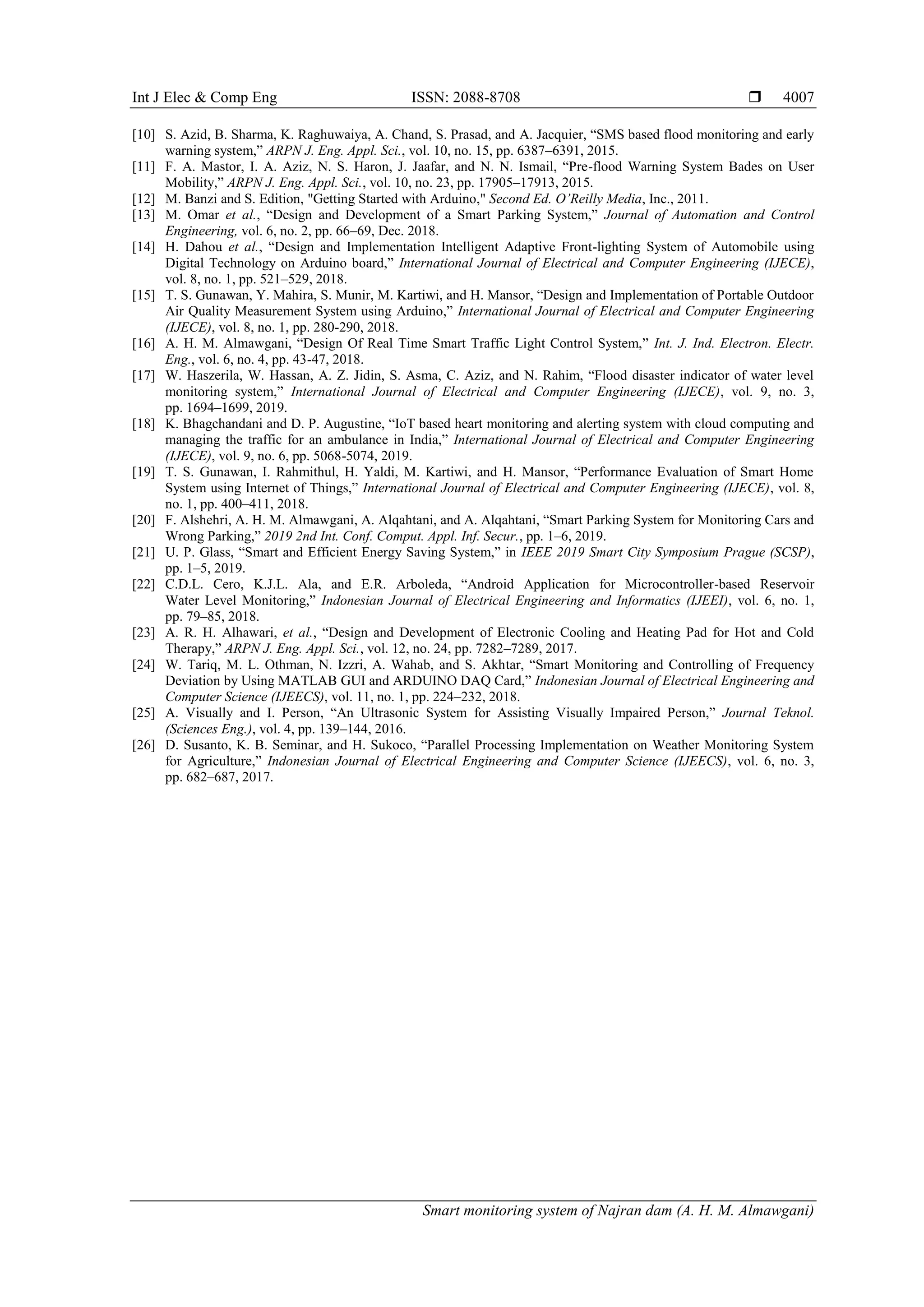 Smart monitoring system of Najran dam | PDF