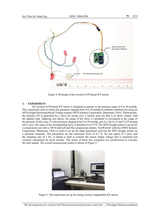 The development of a wireless LCP-based intracranial pressure sensor ...