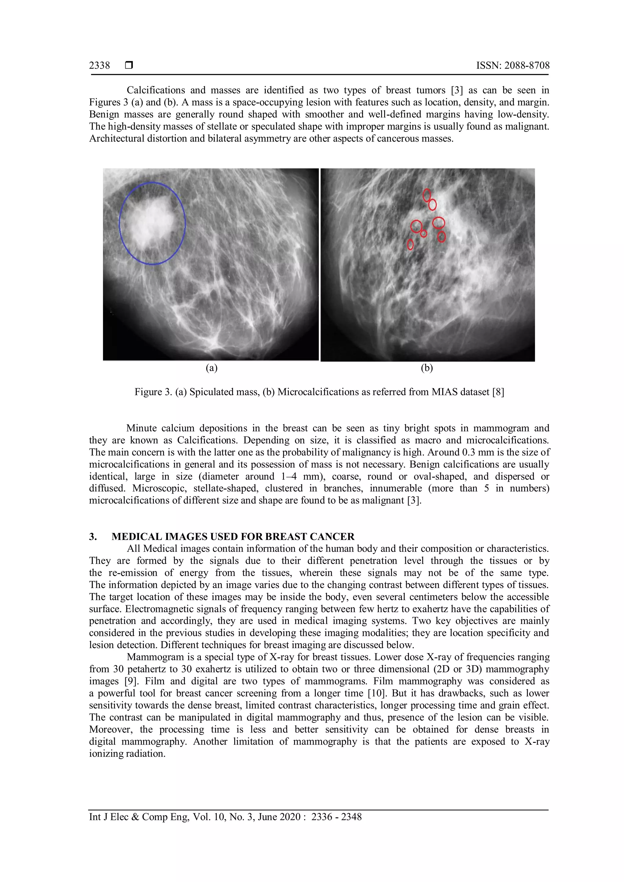 Image processing and machine learning techniques used in computer-aided detection system for ...