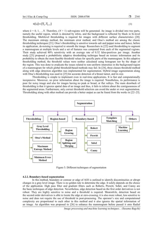 Image processing and machine learning techniques used in computer-aided detection system for ...