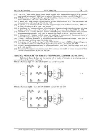 Small-signal modeling of current-mode controlled modular DC-DC converters using the state-space ...