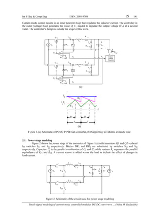 Small-signal modeling of current-mode controlled modular DC-DC converters using the state-space ...
