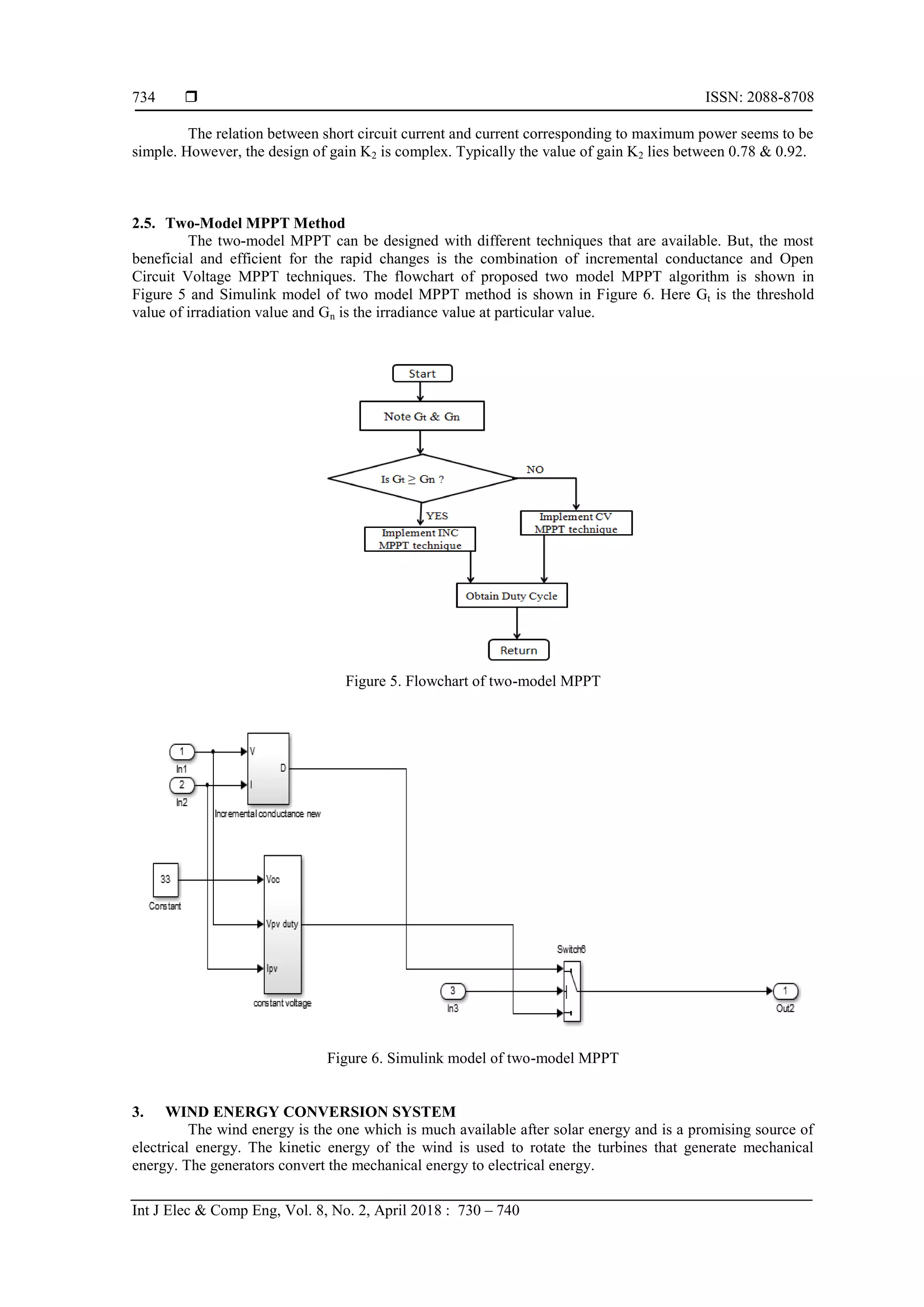 Design of Hybrid Solar Wind Energy System in a Microgrid with MPPT ...